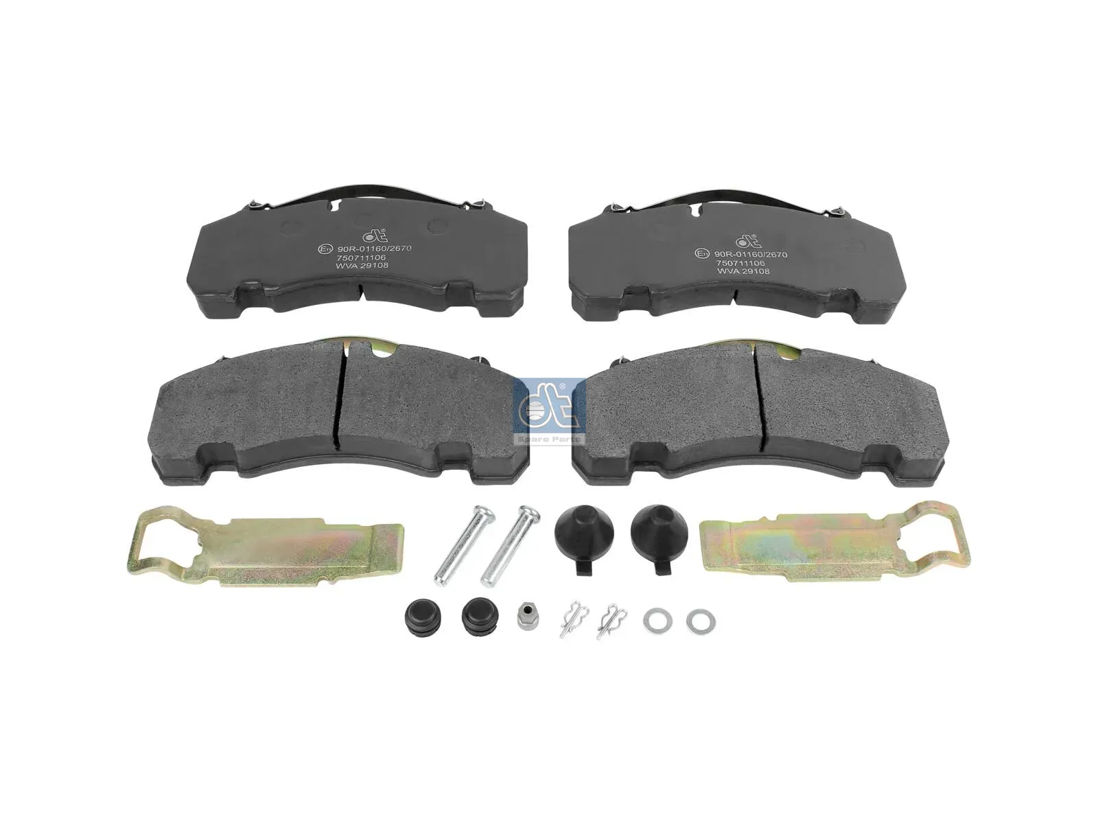 DIESEL TECHNIC | 10.14000 Disc brake pad kit