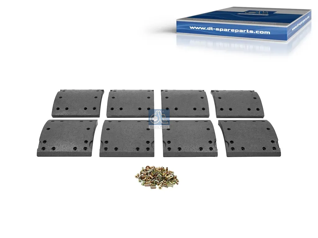 DIESEL TECHNIC | 10.23001 Drum brake lining kit, axle kit