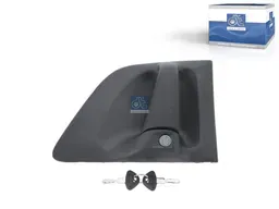 DIESEL TECHNIC | 1.52025 Door handle, left, complete with lock cylinder