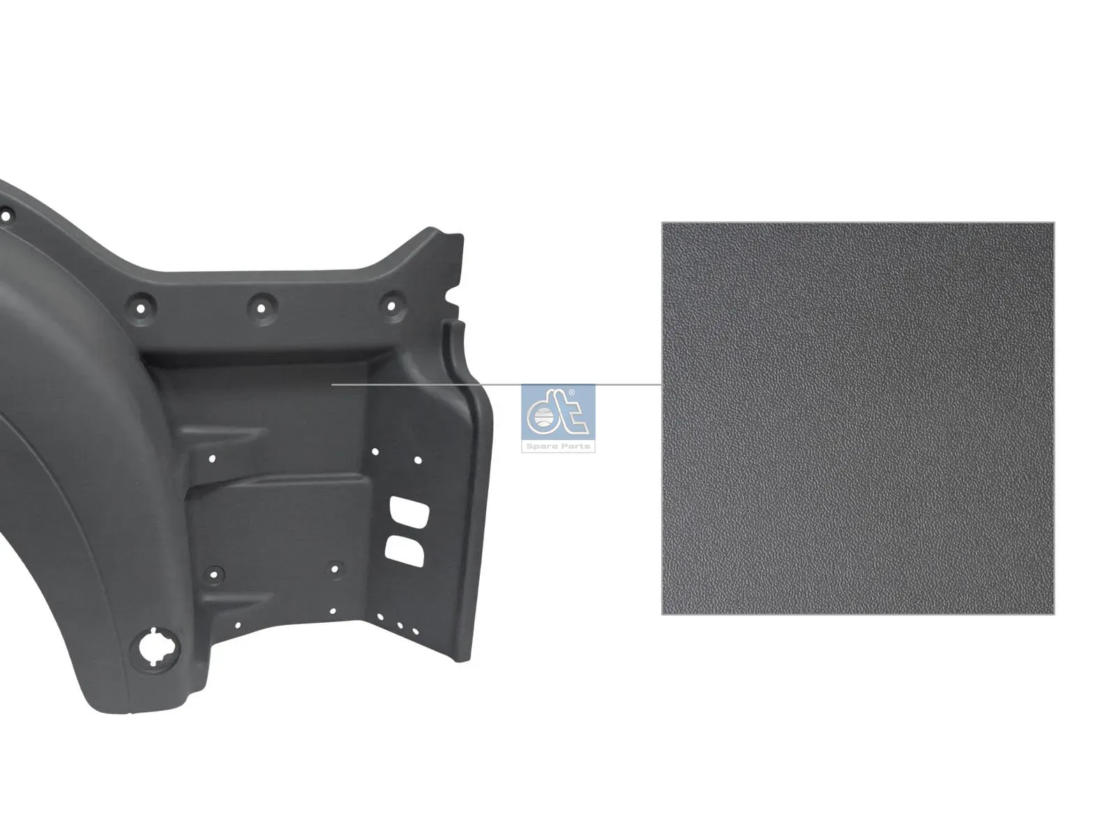 DIESEL TECHNIC | 3.81127 Step well case, right, grey