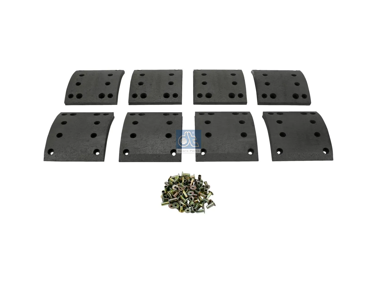 DIESEL TECHNIC | 4.91135 Drum brake lining kit, axle kit - oversize