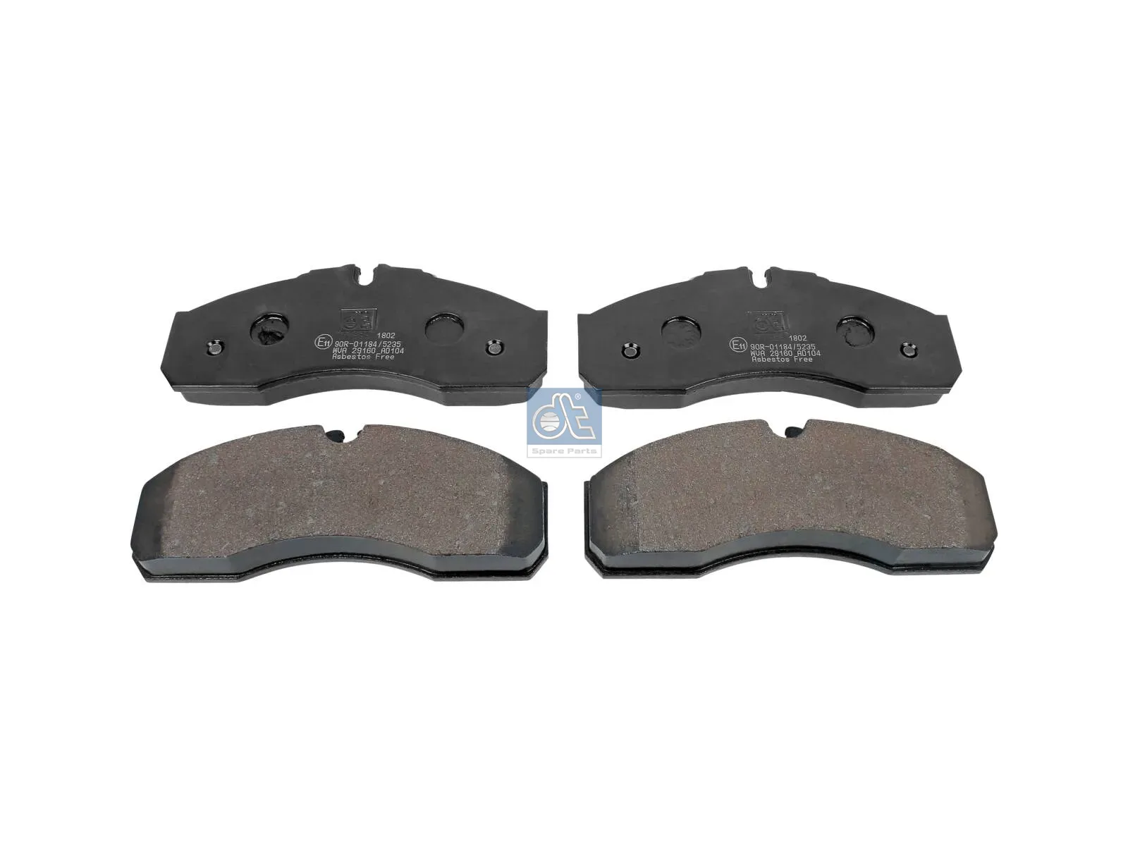 DIESEL TECHNIC | 4.91907 Disc brake pad kit, without accessories