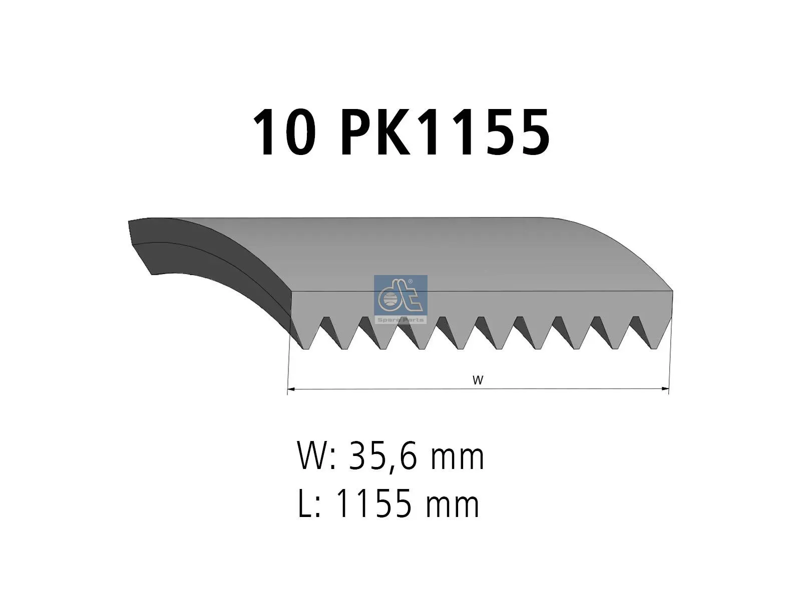 DIESEL TECHNIC | 1.51503 Multiribbed belt