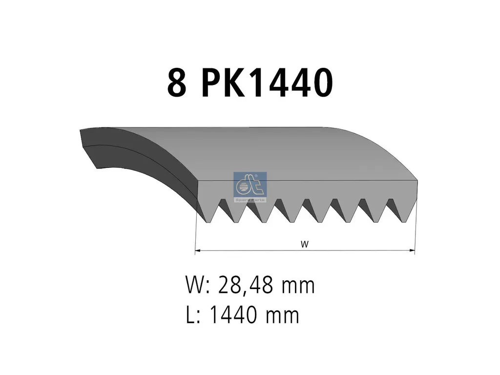 DIESEL TECHNIC | 2.15411 Multiribbed belt