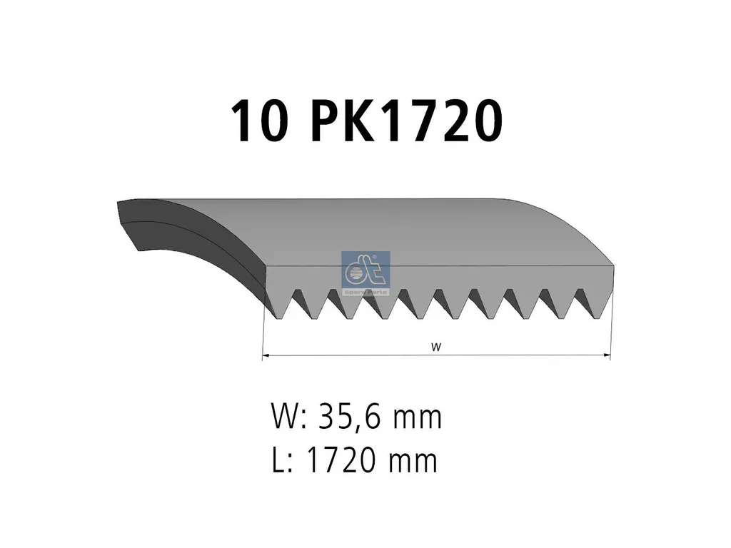 DIESEL TECHNIC | 6.31534 Multiribbed belt
