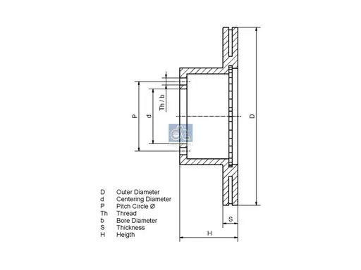 DIESEL TECHNIC | 3.62059 Brake disc