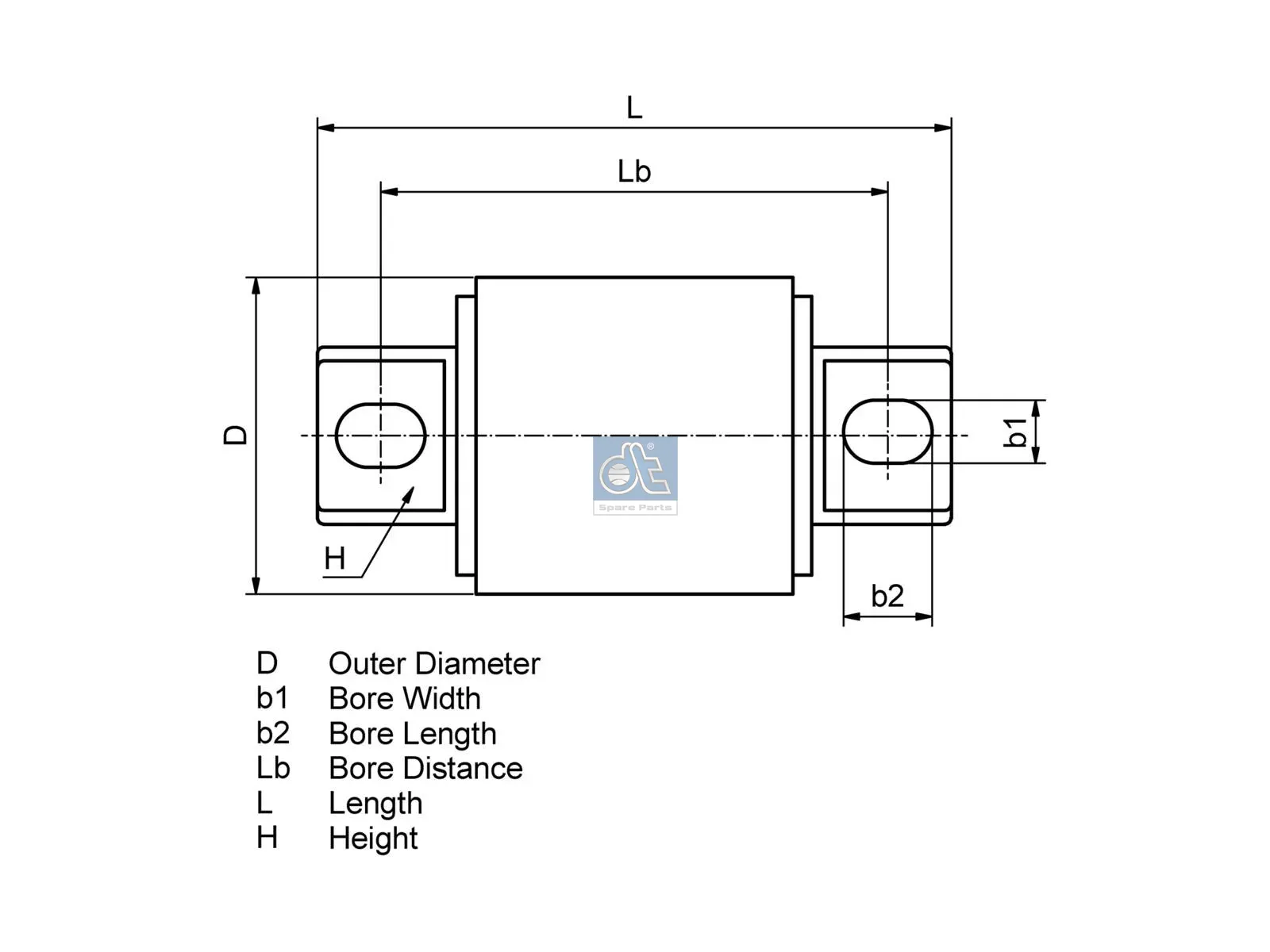 DIESEL TECHNIC | 2.96060 Bushing, v-stay