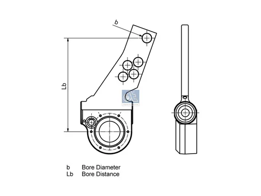 DIESEL TECHNIC | 10.33071 Slack adjuster, automatic