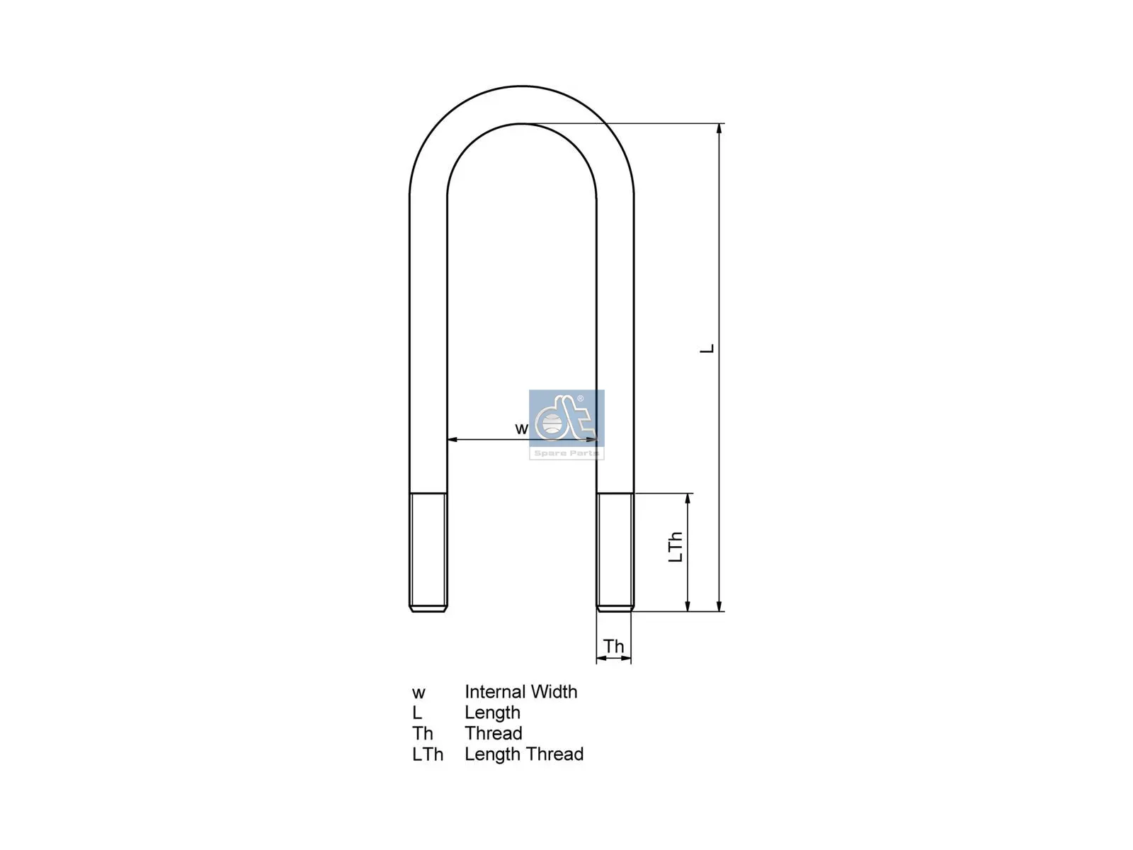 DIESEL TECHNIC | 10.36301 U-bolt