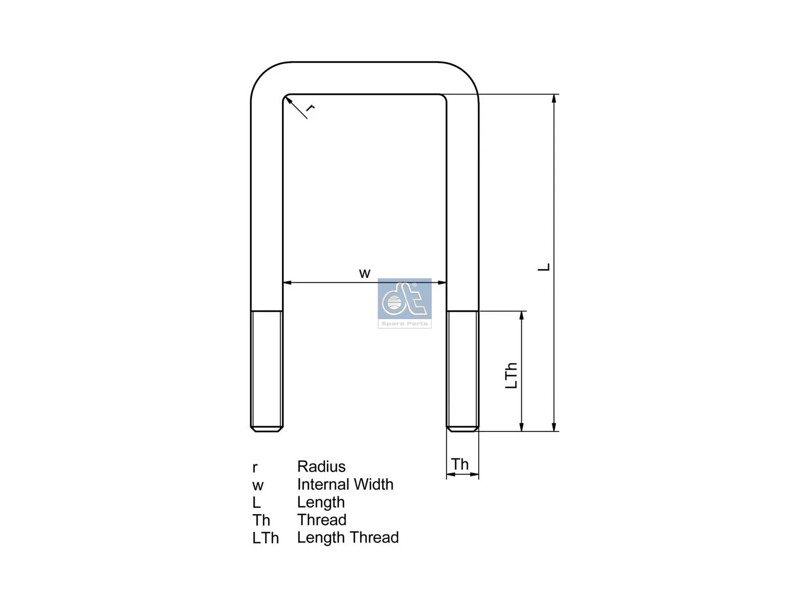 DIESEL TECHNIC | 2.61832 U-bolt
